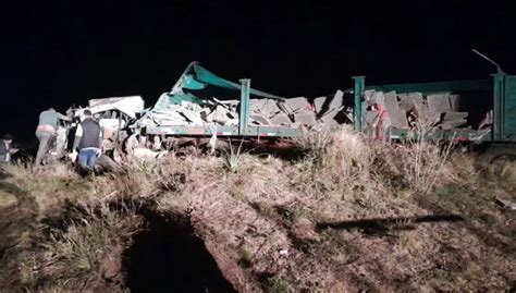 Cuatro Camiones Se Vieron Involucrados En Un Choque En La Ruta 12 Un