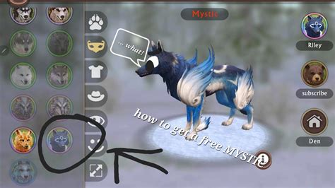 How To Get A Free Mystic Wolf Skin In Wildcraft Youtube