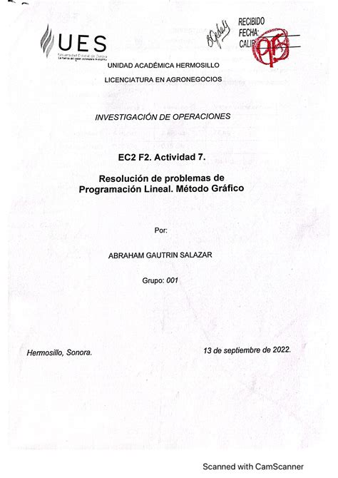EC2 F2 A7 Resolución de problemas por mé MAT34C1 Studocu