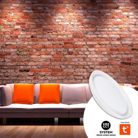 Plafonnier Circulaire LED En Saillie SMART RVB Et CCT Avec Connexion