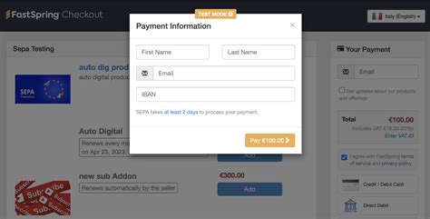 Announcing Sepa Direct Debit Payments Refresh Fastspring