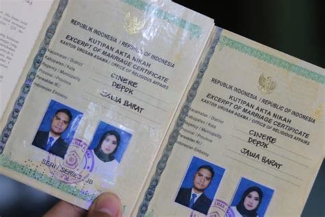 Foto Buku Nikah Ukuran Contoh Warna Baju Dan Background