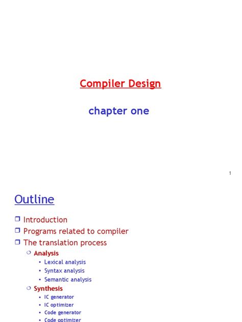 chapter 1 pdf compiler parsing