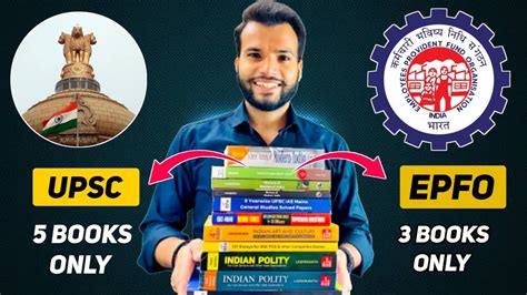 इतन पढ ल बस UPSC EPFO Booklist 2023 Best Books for EPFO UPSC