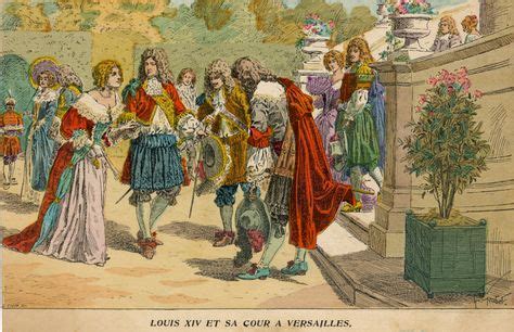 Louis Xiv Et Sa Cour Versailles Louis Xiv Versailles Tableau