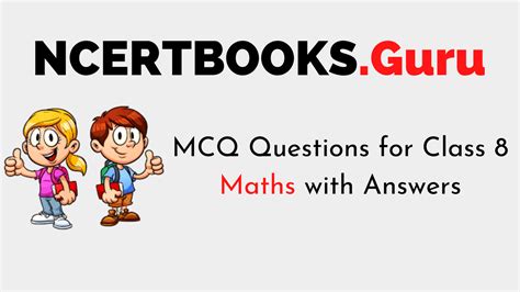 mcq questions for class 8 maths with answers chapter wise pdf download