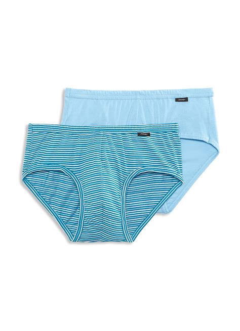 Jockey Mens Elance Poco Brief Pack Underwear Briefs Cotton