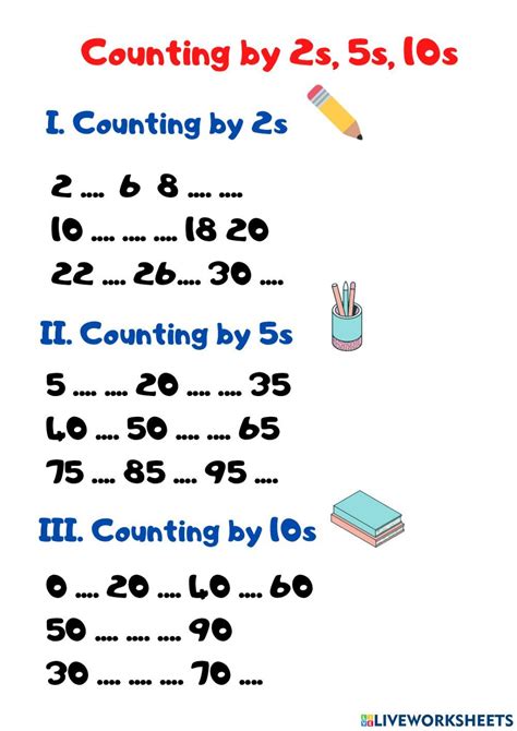 Counting By S And S Worksheet