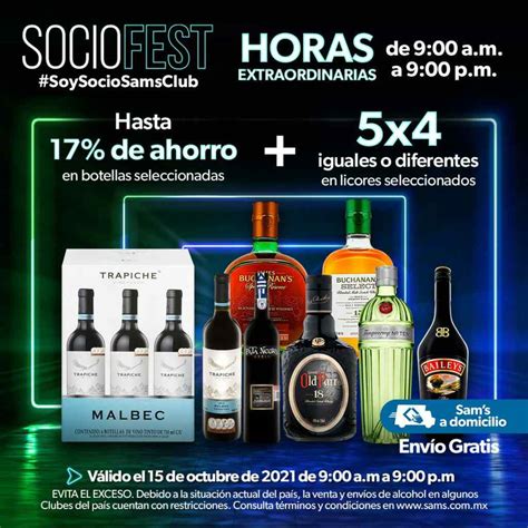 Sams Club Horas Extraordinarias Socio Fest 15 De Octubre 2021