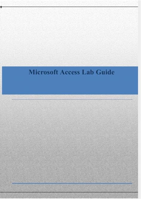 pdf ms access lab guide dokumen tips