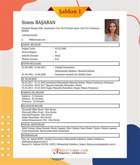 3 Adımda Online CV Hazırla ve Ücretsiz İndir CV Hazırlama