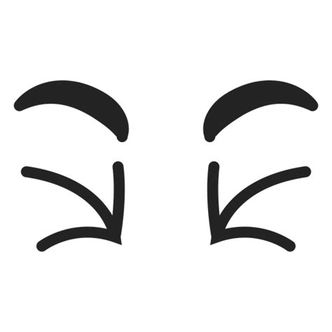 Doodle Emoticon Eyes Transparent Png And Svg Vector File Images And