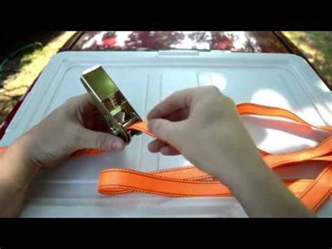 How To Use Ratchet Straps The Secret To It YouTube