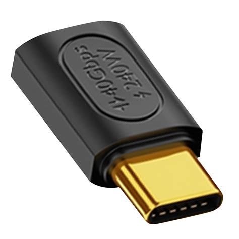 Usb C Buchse Auf Usb C Stecker Adapter W Gbps Schwarz German