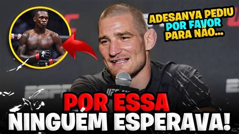 ESSA SURPREENDEU VEJA O PEDIDO ESPECIAL DE ADESANYA PARA STRICKLAND