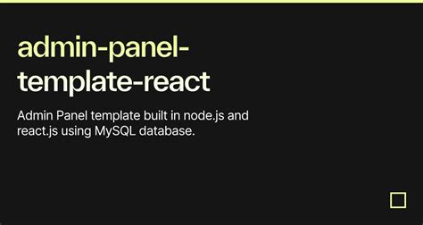 Admin Panel Template React Codesandbox
