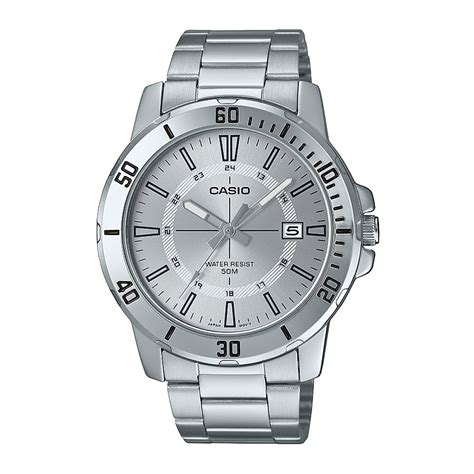Reloj CASIO MTP VD01D 7C Acero Hombre Plateado Btime