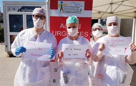 Covid 19 lhôpital de Pontarlier a besoin de matériel de protection