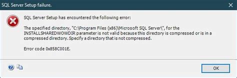 How To Fix The Specified Directory For The INSTALLSHAREDDIR Parameter