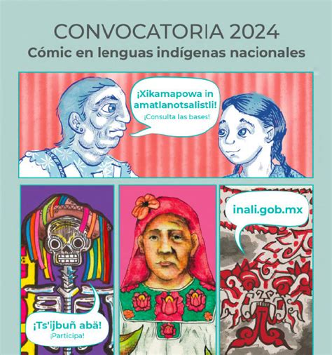 CONVOCATORIA 2024 CÓMIC EN LENGUAS INDÍGENAS NACIONALES Journalmex