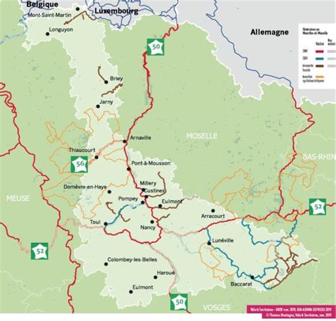 Carte Piste Cyclable Moselle