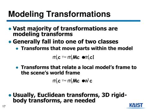 ppt cs380 computer graphics modeling transformations powerpoint presentation id 8864796