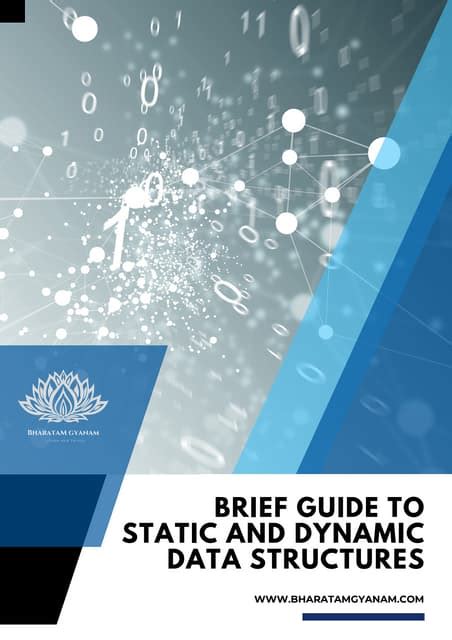 brief guide to static and dynamic data structures
