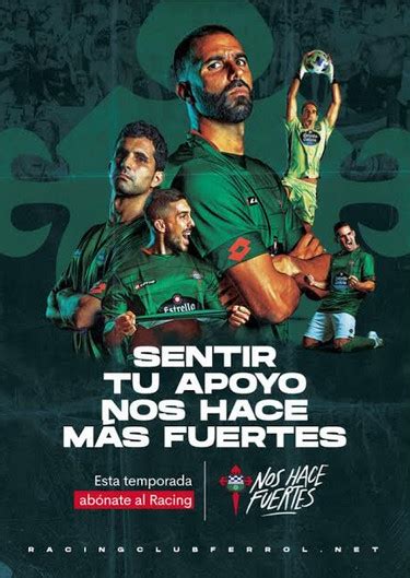 El Racing De Ferrol Present Su Campa A De Abonados Galicia Rtabra