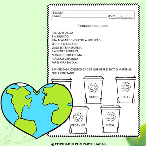 SEQUÊNCIA DIDÁTICA MEIO AMBIENTE Atividades Compartilhadas