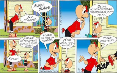 Historietas cortas para niños con dibujos fáciles de Condorito