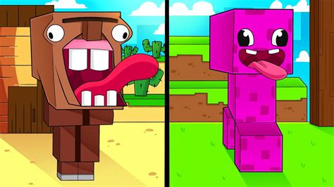 Deixei Meu Minecraft No Modo Tente N O Rir Youtube