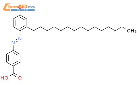 844694 75 3 Benzoic acid 4 4 hydroxy 2 pentadecylphenyl azo 化学式结构式