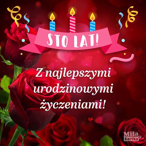Z najlepszymi życzeniami urodzinowymi Kartki Urodzinowe E kartki z