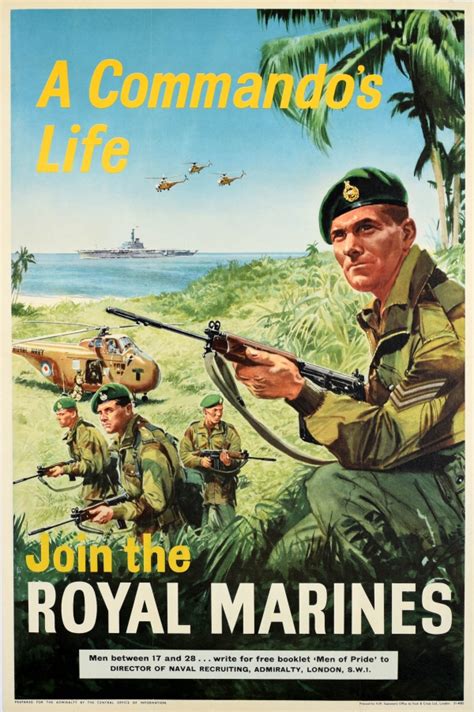 Original Vintage Posters Propaganda Posters Commando Life Royal