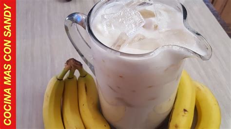 Arriba 73 Imagen Receta Para Hacer Agua Fresca De Platano Abzlocal Mx