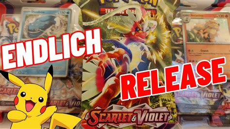 Karmesin Und Purpur Ra Ist Da Pokemon Booster Opening Karmesin
