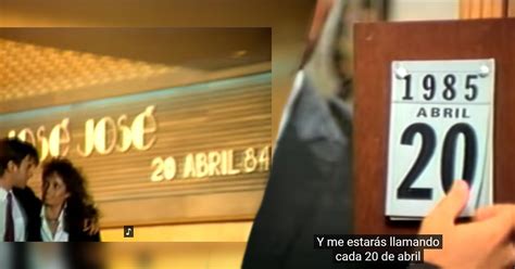 Recuerdan canción de José José por ser 20 de abril