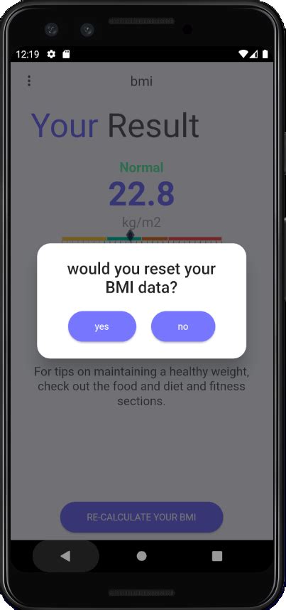 Github Zahrakhoshdel Bmi Calculator A Bmi Calculator App Developed