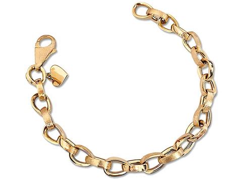 Złota bransoletka 585 łańcuszkowa duże ogniwa 11 53g Lovrin Moda