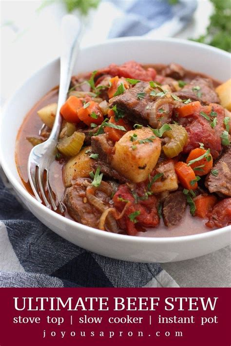 Stovetop Beef Stew Recipe Stew Recipes Ultimate Beef Stew Best
