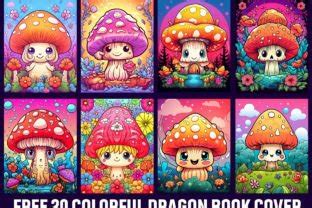 Adorable Creepy Mushrooms Coloring Page Graphic By Ochiya Store