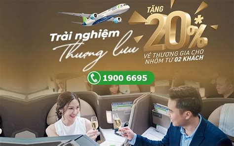 Bamboo Airways giảm giá vé hạng Thương gia tới 20