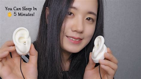 ASMR Ear Cupping Blowing Ear Massage Touching Layered Sound 1Hr