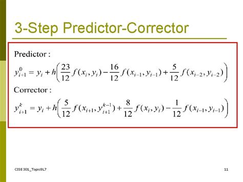 Cise Numerical Methods Topic Ordinary Differential