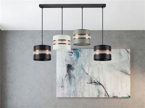 Lampa Wisząca Sufitowa Żyrandol Plafon Abażury LED Hallux cz