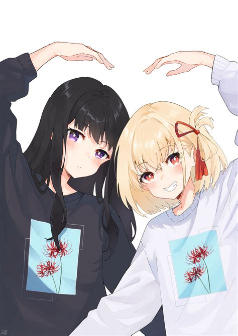 Sfondi Anime Girls Lycoris Recoil Nishikigi Chisato Inoue Takina