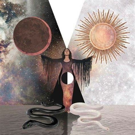 Ying Y Yang Libra Art Cosmic Art Energy Art New Moon Mystique Collage Art Soul Collage
