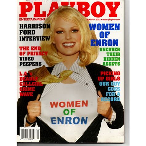 Vintage Playboy Magazine August Featuring Women Of Enron On Ebid