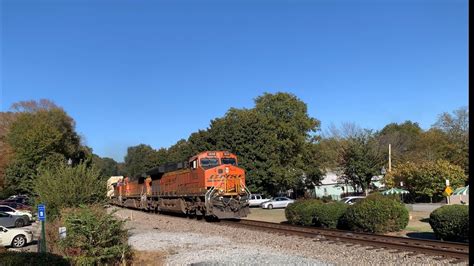 Bnsf Leads Ns Thru Norcross Ga Youtube