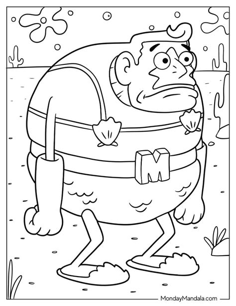 40 Spongebob Coloring Pages Free Pdf Printables Artofit